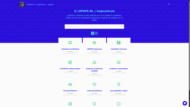 Startersgids met benodigdheden | LSPDFR-NL LSPDFR mods & support